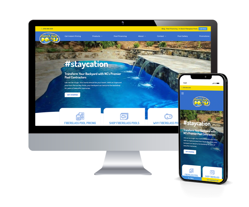 Parrot Bay Pools - SteerPoint - Digital Marketing Agency