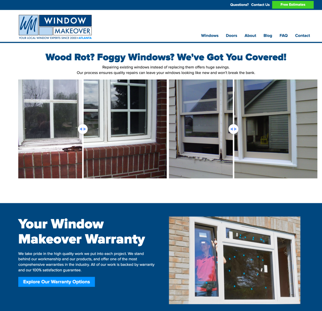 Window Makeover Atlanta - SteerPoint - Digital Marketing Agency