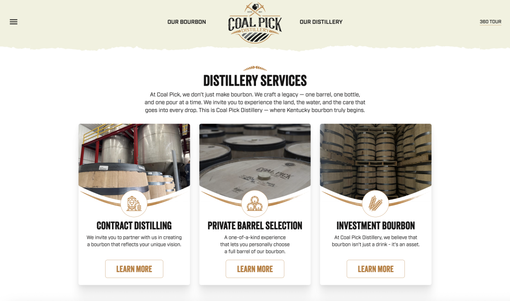 Coal Pick Distillery - SteerPoint - Digital Marketing Agency